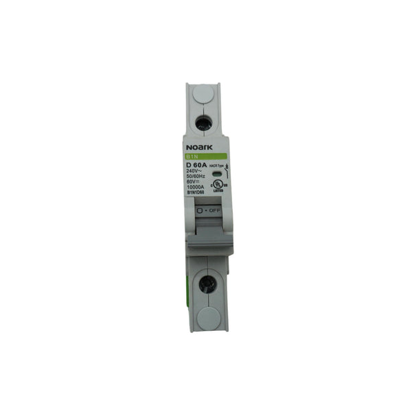 Noark | Mini Circuit Breaker, 1P, D-Curve, 60A, UL489, 240VAC/60VDC, 1 - TECO Technology