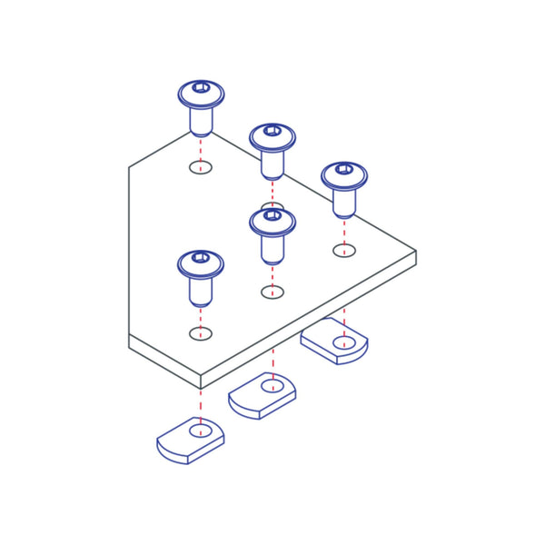 80/20 Angled Flat Plate - Durable Connection Solution - TECO Technology