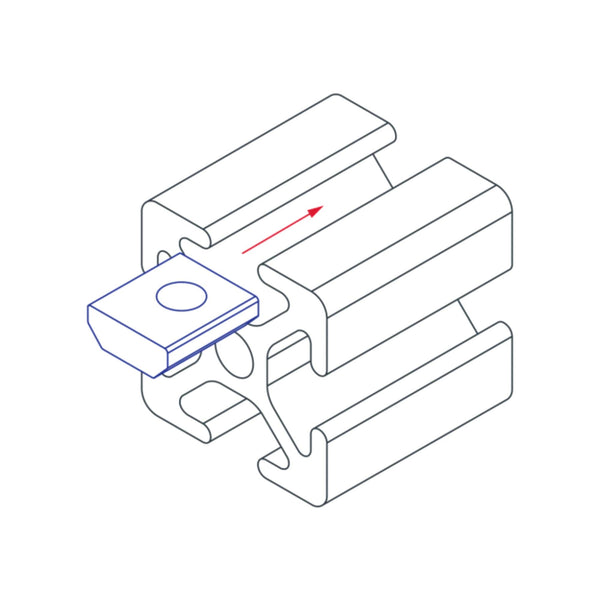 80/20 Standard Slide-In T-Nut | Durable Fastening Solution - TECO ...
