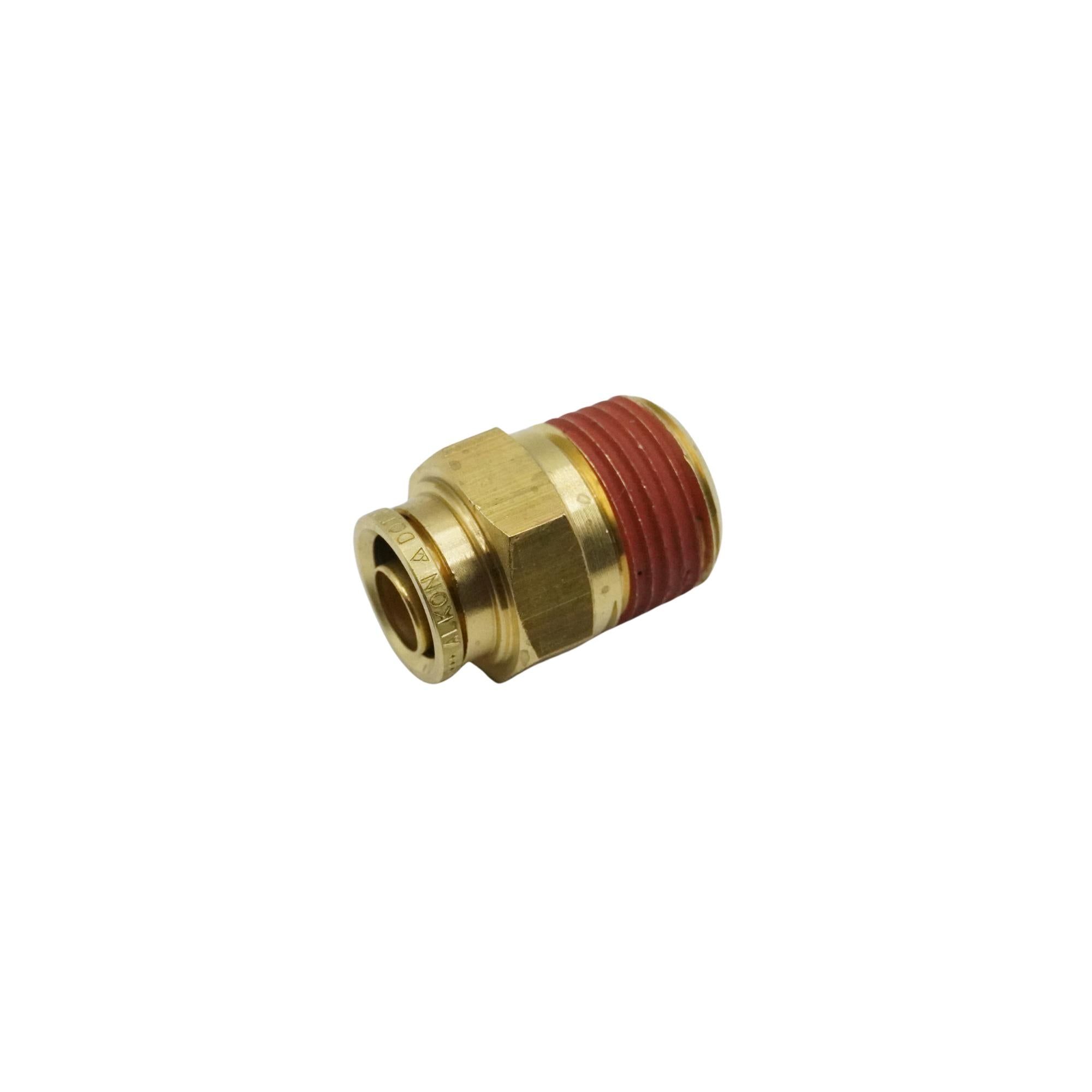 Alkon | DOT, PUSH-IN CONNECTOR, MALE 1/2 IN TUBE X 1/2 IN NPT | AQ68-D ...