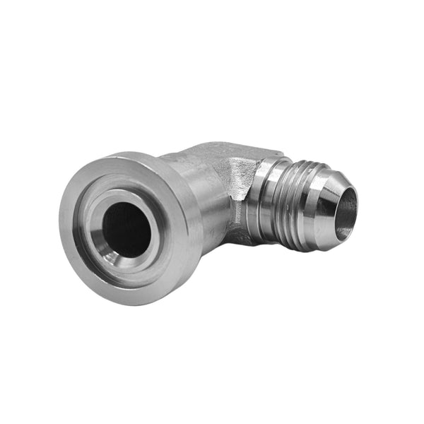 Hydraulics | 12MJ-12Flg 90deg Elb Code 62 Adapter | 1804-12-12-FG ...